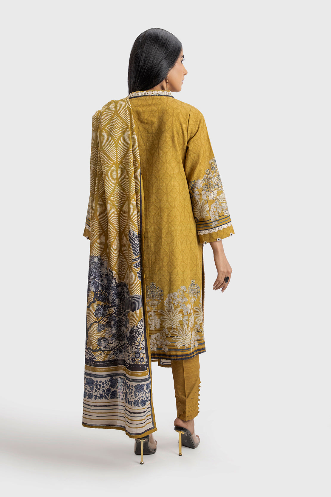Printed Khaddar - 3 Piece – Sahar